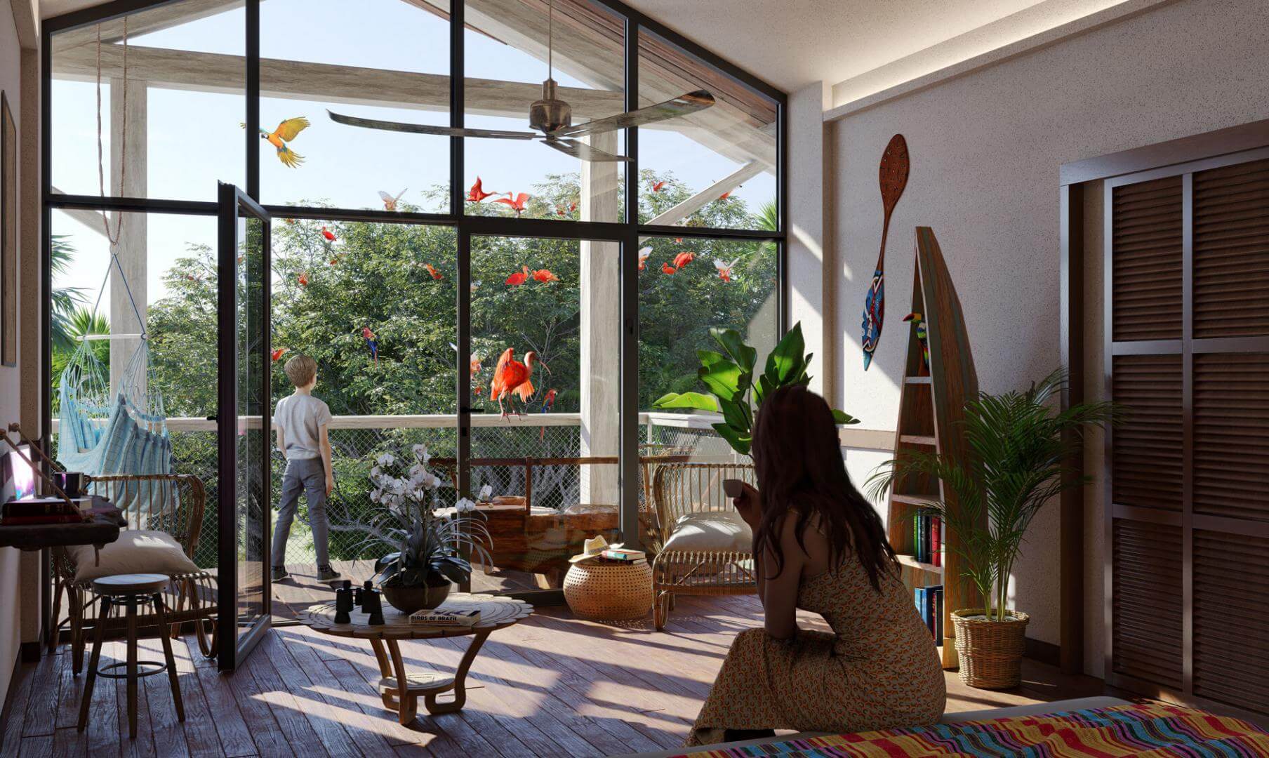 Les animaux du parc I Parrot World